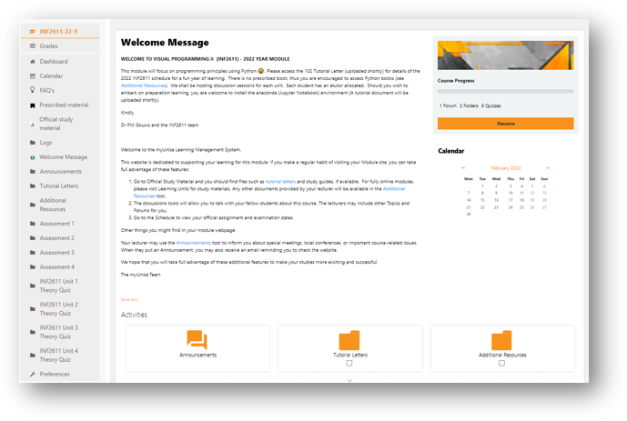 Section: Lesson 2: How do I view myModules? | STU-100: Basic Skills in Using myModules on ...